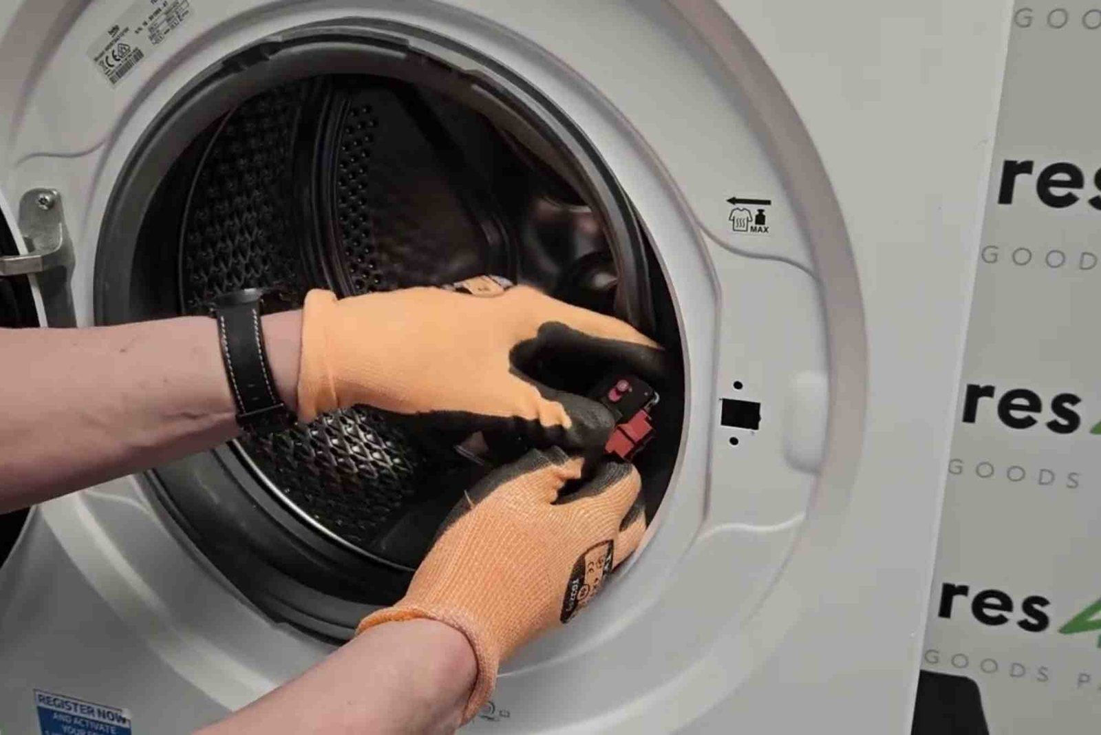 Repair Washing Machine Door Spring